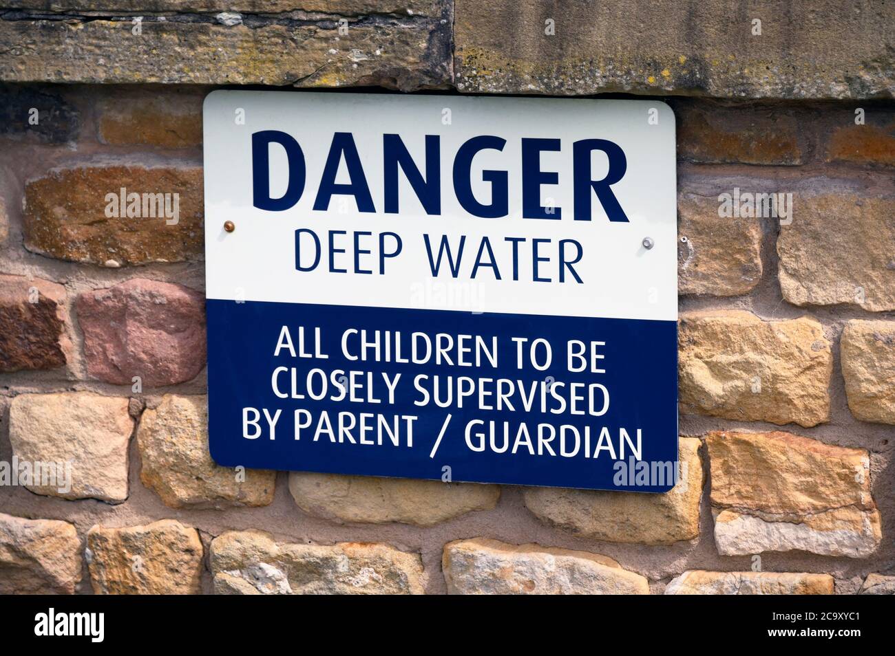 Children must be supervised sign hi-res stock photography and images ...