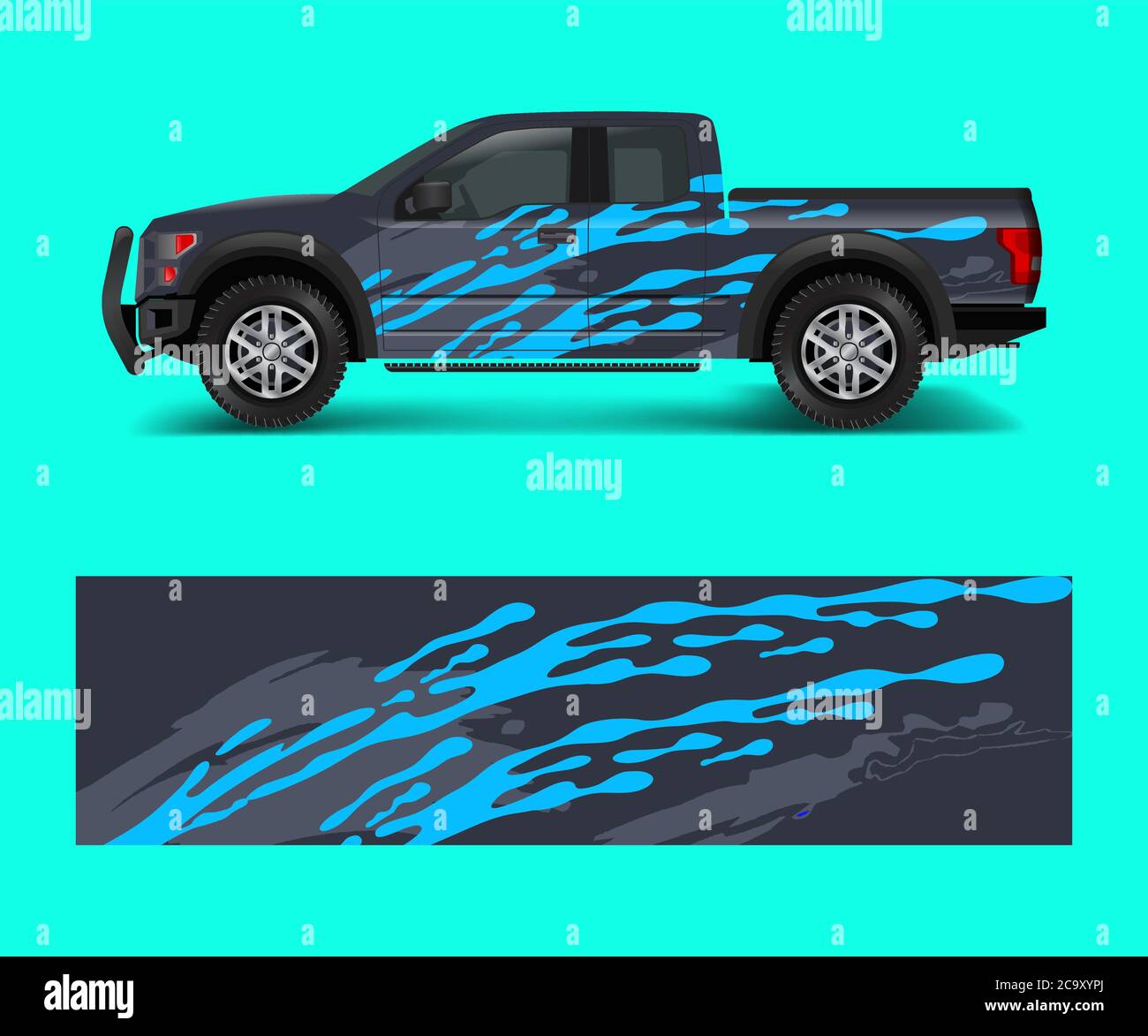 abstract Racing graphic background vector for offroad vehicle wrap ...