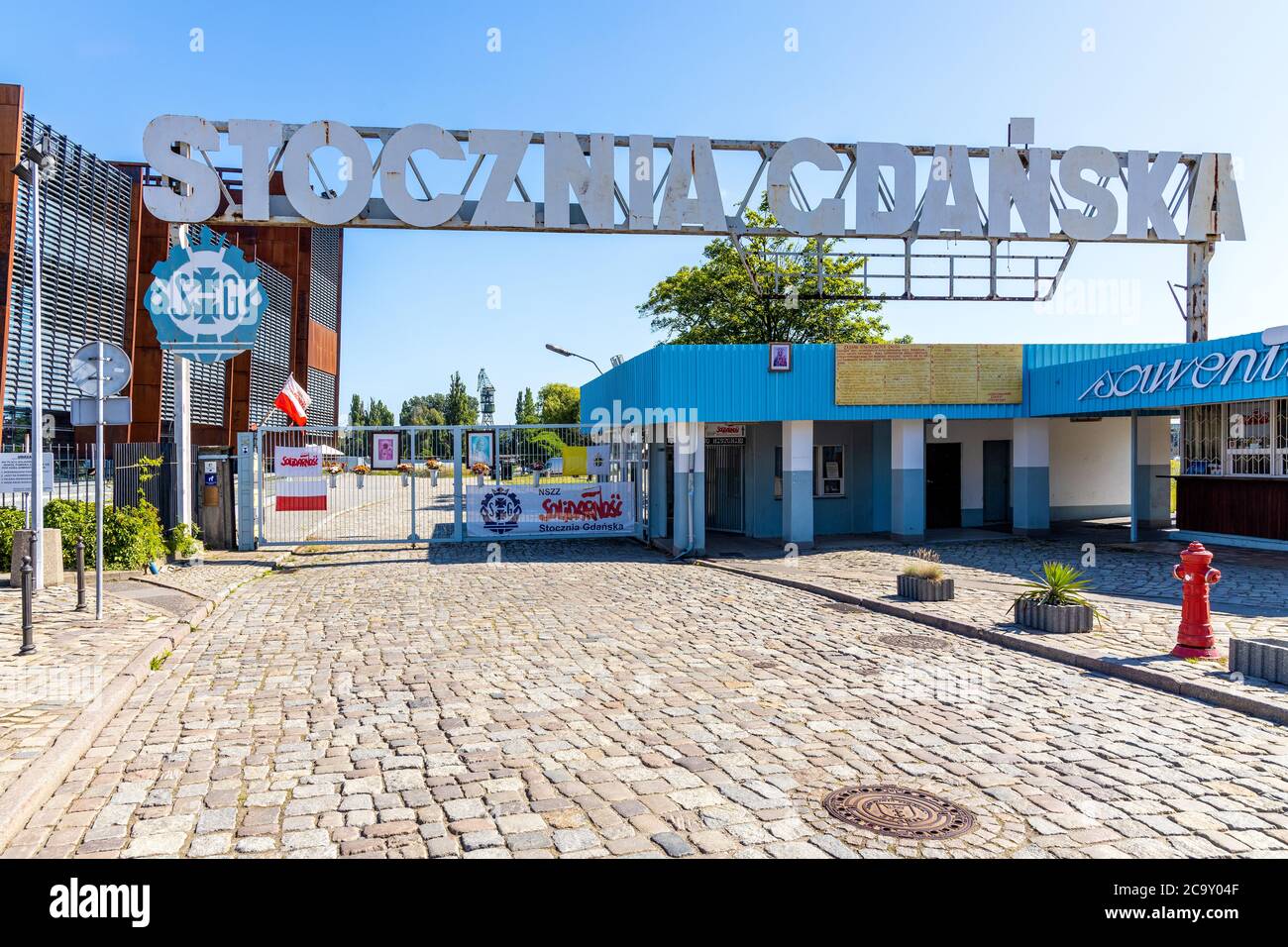 Gdansk shipyard strike hi-res stock photography and images - Alamy