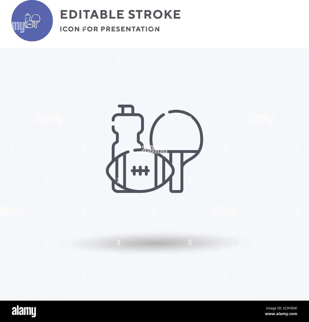 Sport icon vector, filled flat sign, solid pictogram isolated on white ...