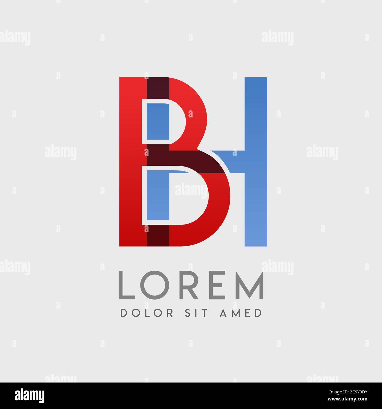 Bh red logo hi-res stock photography and images - Alamy