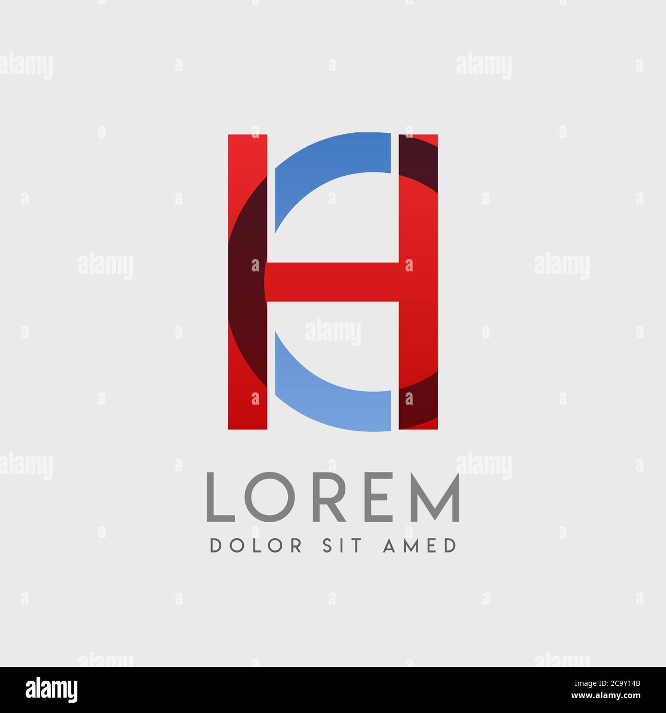 Hc letters Stock Vector Images - Alamy