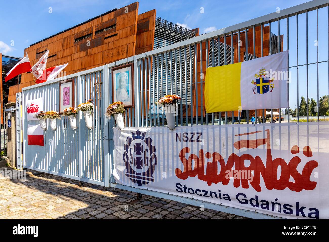 Gdansk shipyard strike hi-res stock photography and images - Alamy