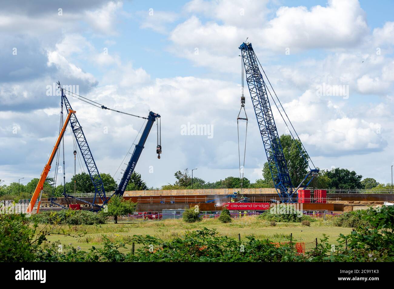 Slough, Berkshire, UK. 2nd August, 2020. The M4 was closed again this ...