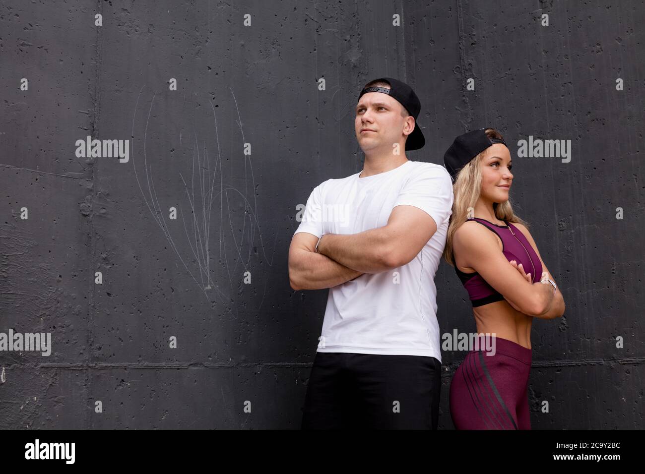 Bodybuilders posing hi-res stock photography and images - Alamy