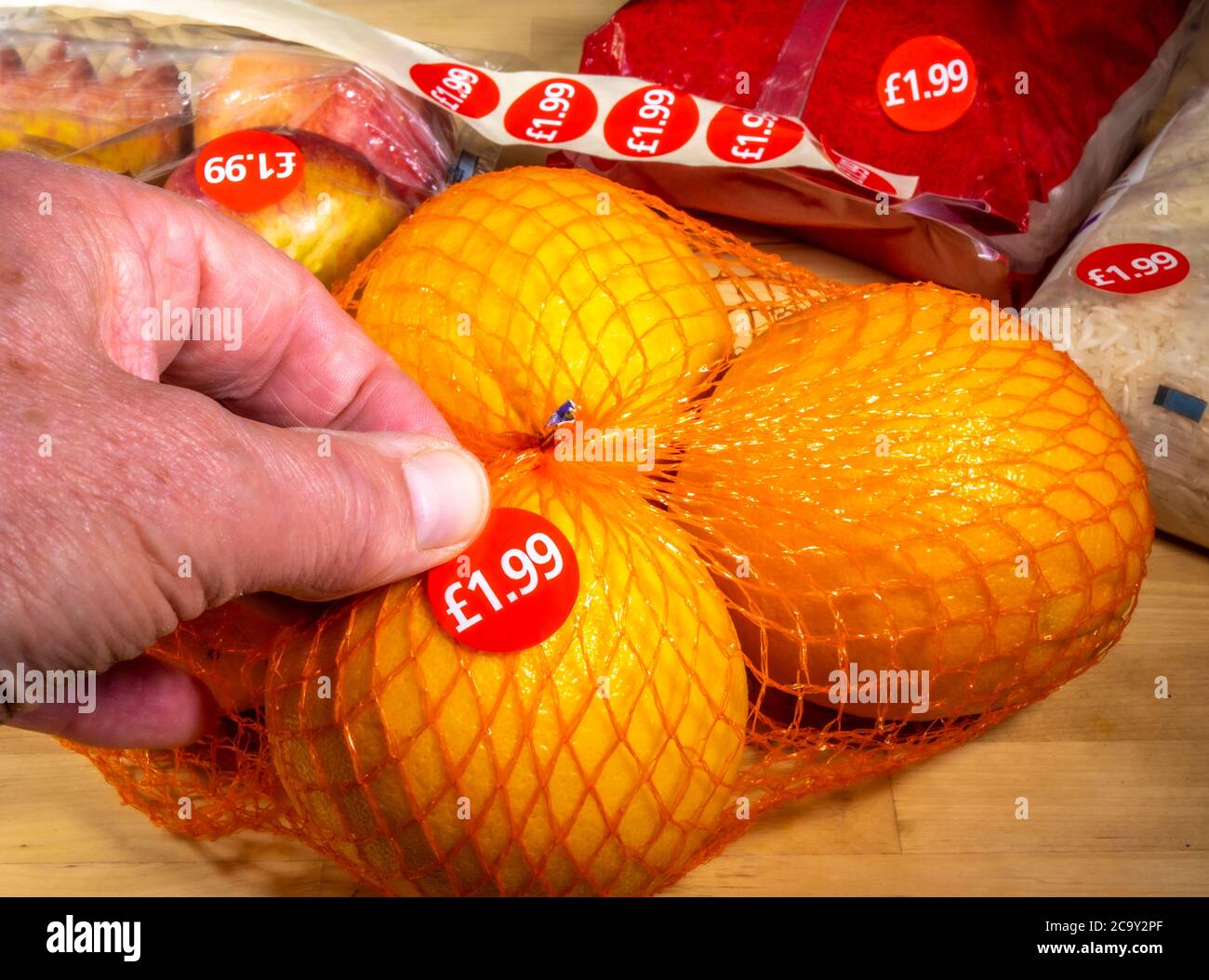 Price sticker £1 99 hi-res stock photography and images - Alamy