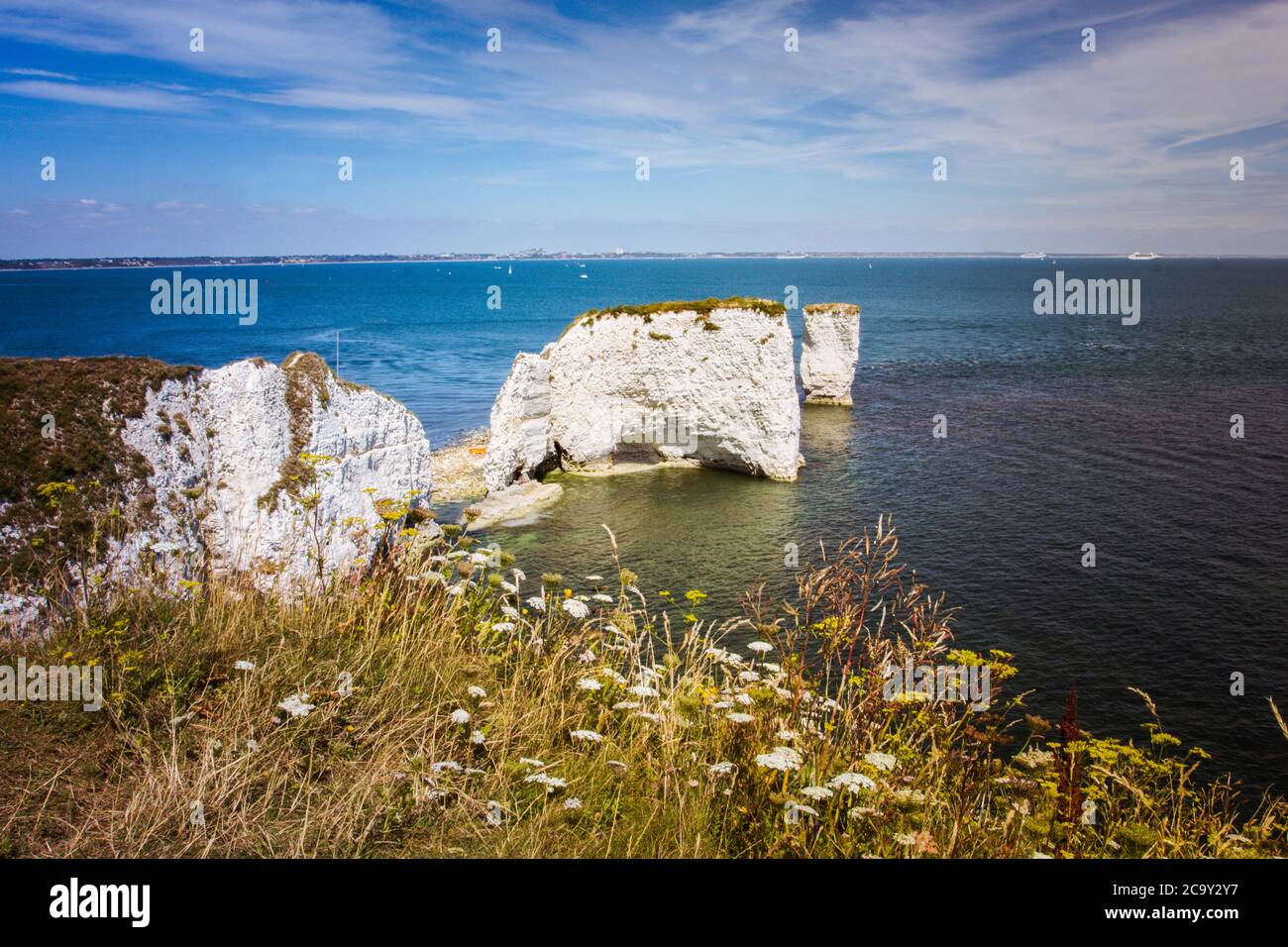 Old Harry Rocks, Dorset, England, UK Stock Photo - Alamy