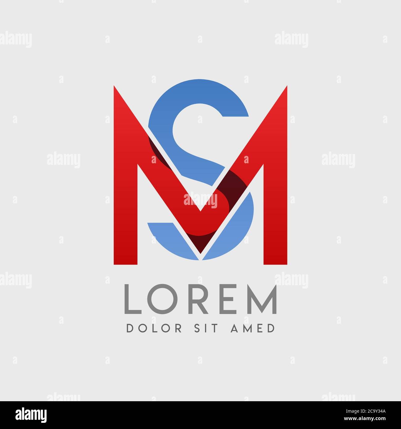 Blue m ms Stock Vector Images - Alamy