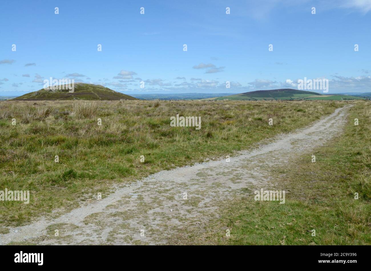 the Golden Road ancient neolithic track across the Preseli Hills ...