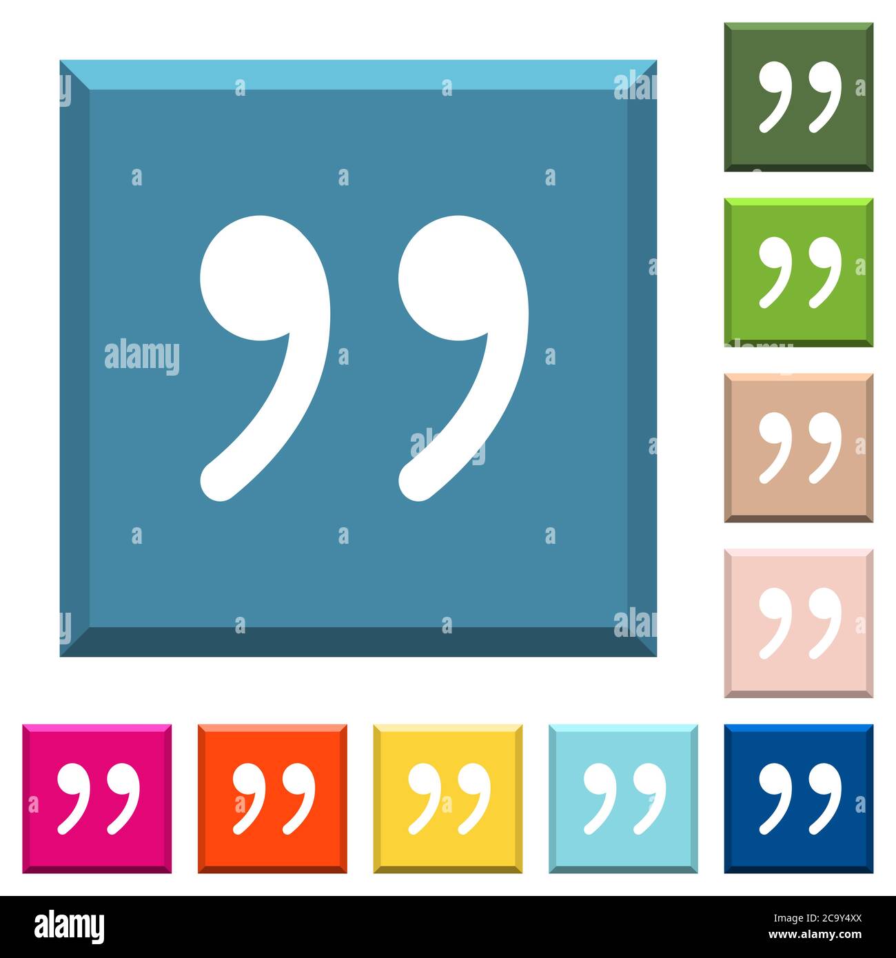 Quotation symbols Stock Vector Images - Alamy