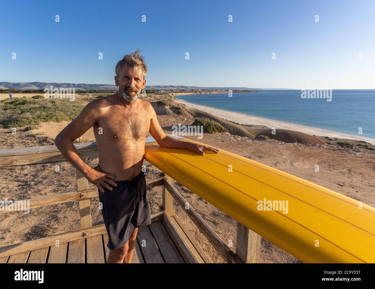 Elderly australian surfer hi-res stock photography and images - Alamy