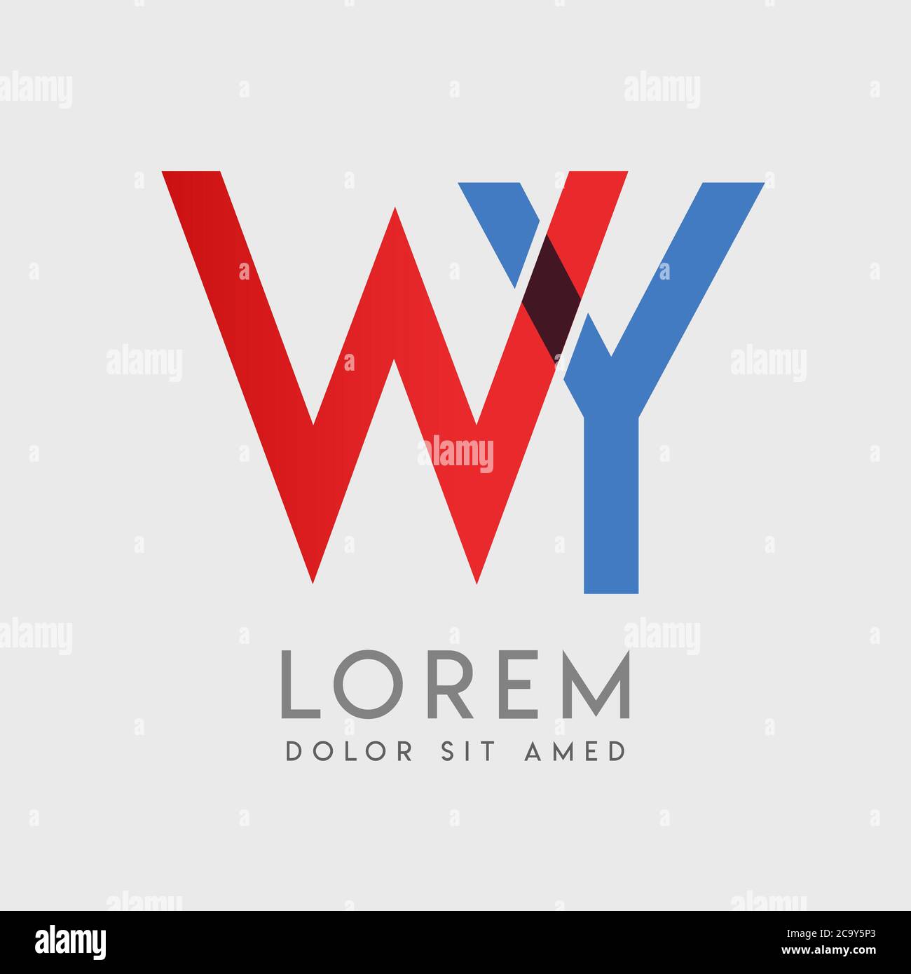 Wy logo vector vectors Stock Vector Images - Alamy