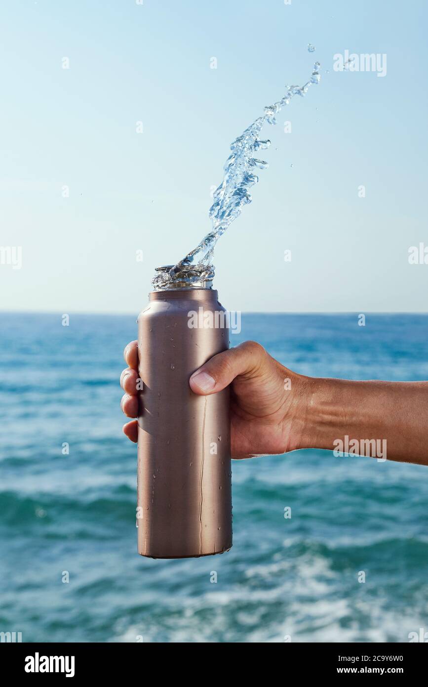 Water bottle emptying hi-res stock photography and images - Alamy