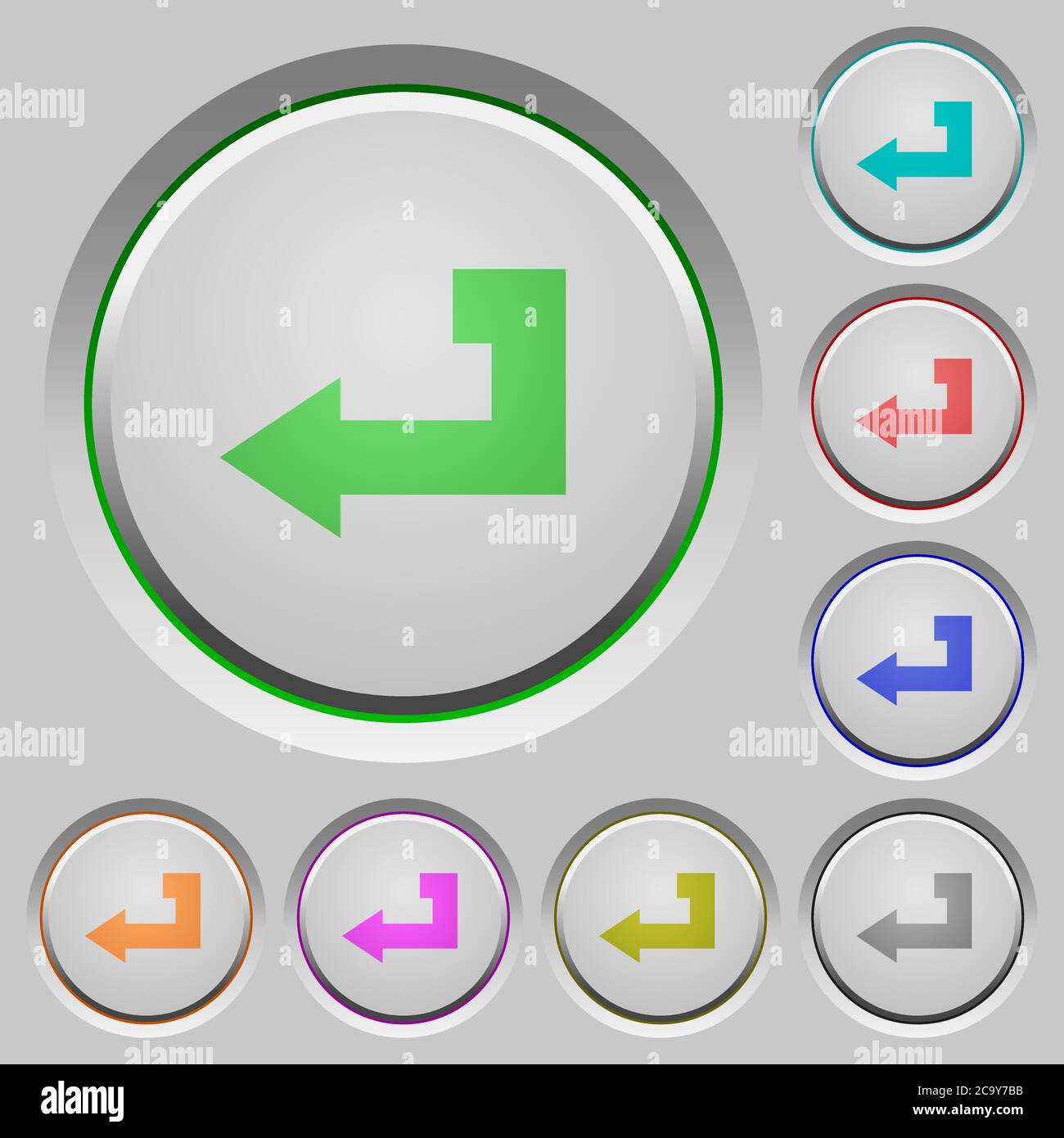 End key on computer keyboard Stock Vector Images - Alamy