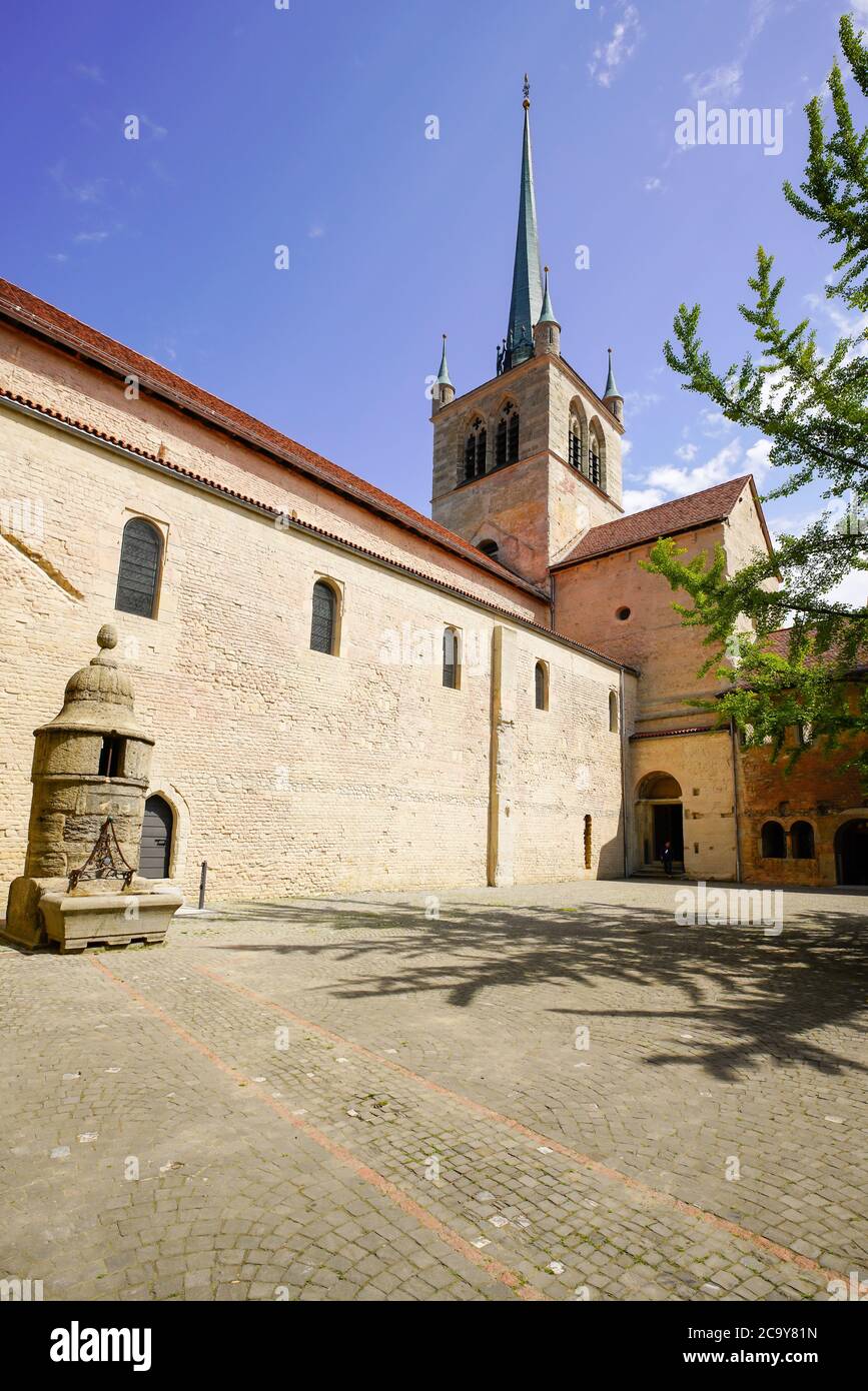 Abbey of Notre-Dame in Payerne, canton of Vaud. is the largest ...