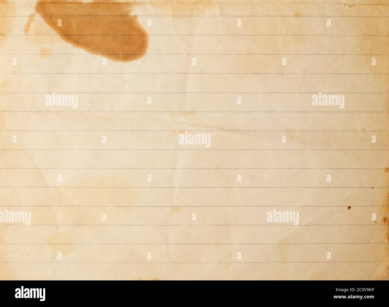 Vintage notebook page Stock Photo - Alamy