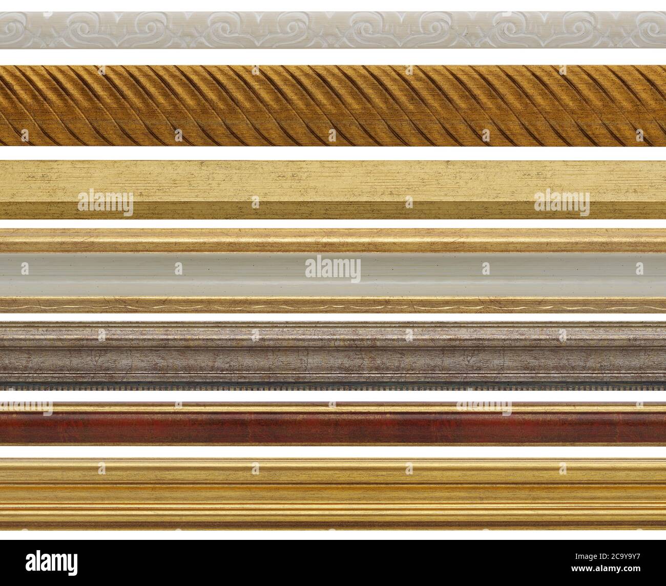 Wooden strips isolated on white Stock Photo - Alamy