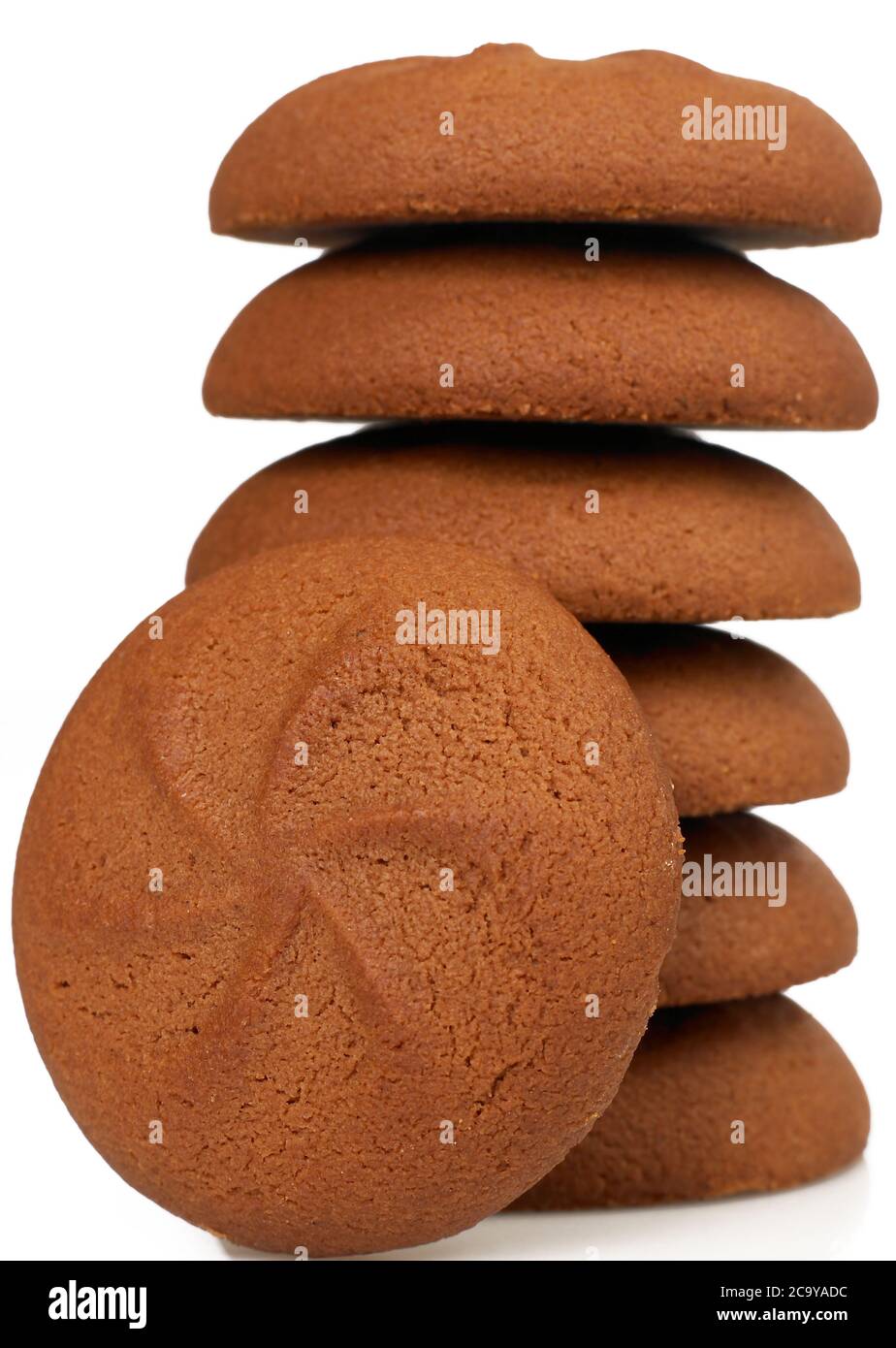 Home made cookies isolated Stock Photo - Alamy