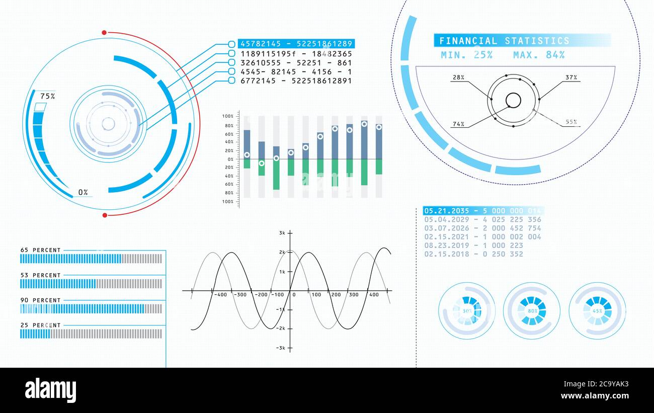 Futuristic diagram Cut Out Stock Images & Pictures - Alamy