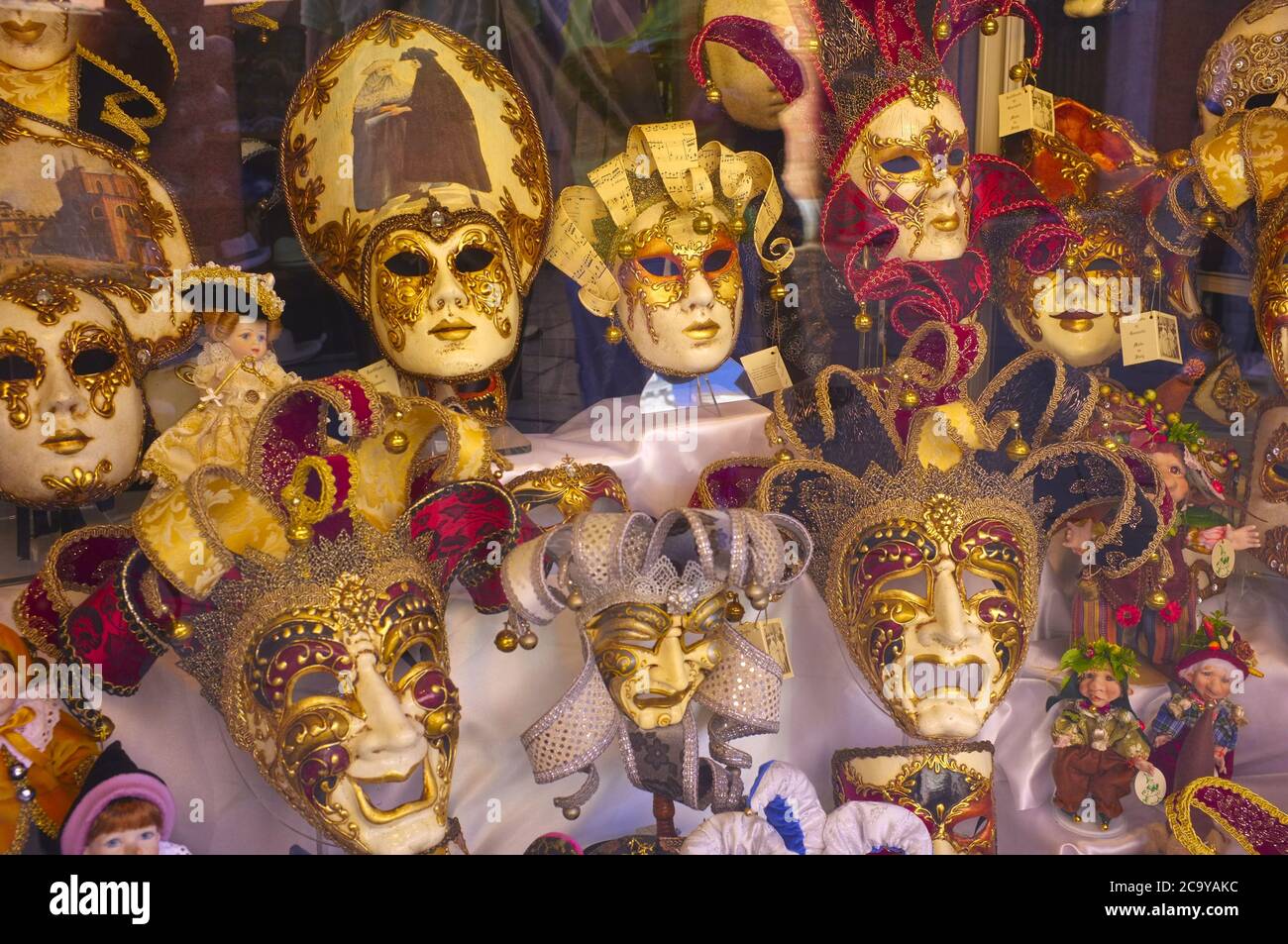 Venetian Carnevale Masks Stock Photo - Alamy