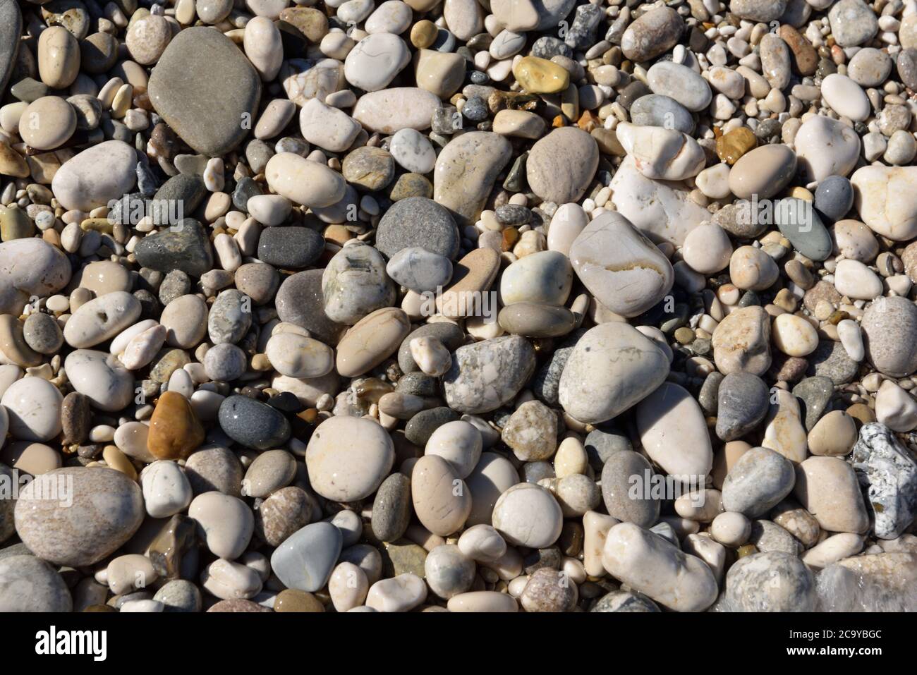 pebble beach, Cephalonia, Greece Stock Photo - Alamy