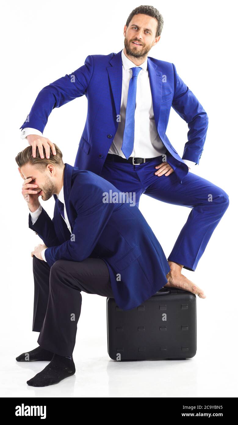 Leader and subordinate concept. Leadership, competition and inequality ...