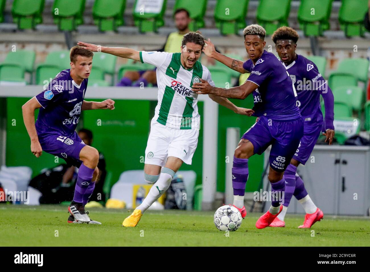 GRONINGEN, 01-08-2020, Hitachi Capital Mobility Stadium Dutch football ...