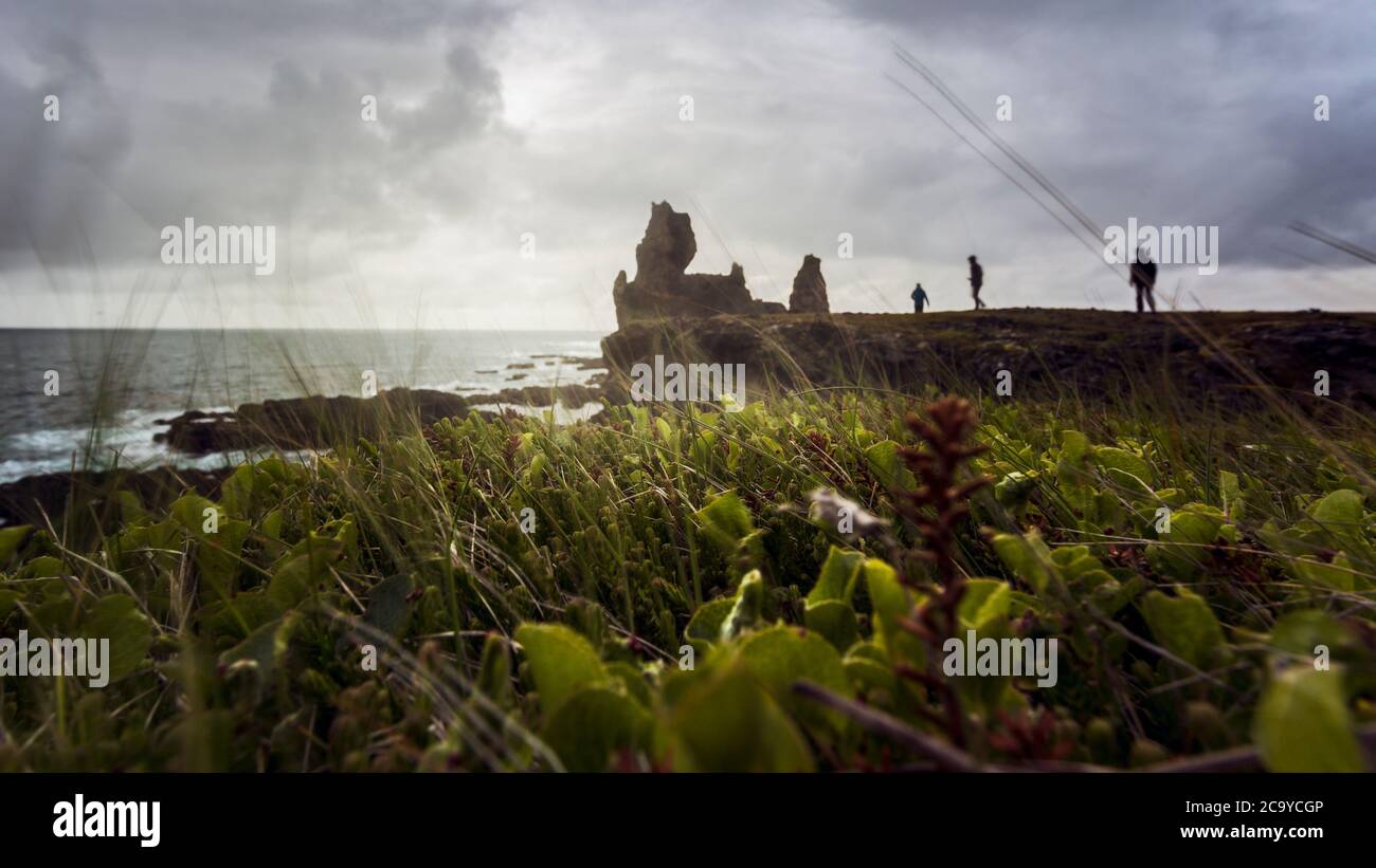 Sea cliff cloudy day no people hi-res stock photography and images - Alamy