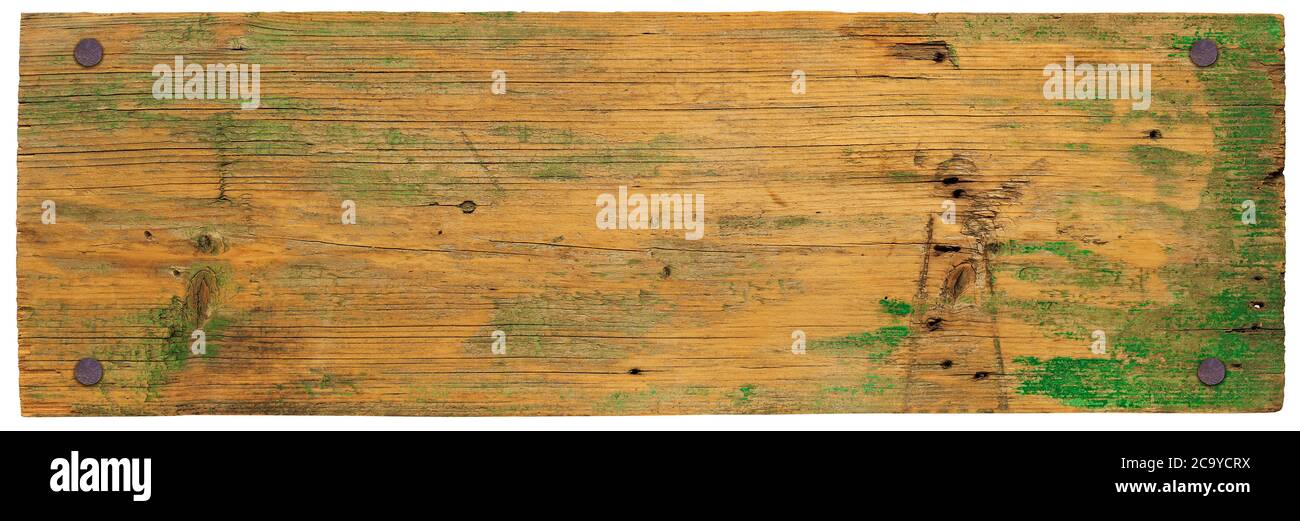 Old wooden board isolated Stock Photo - Alamy