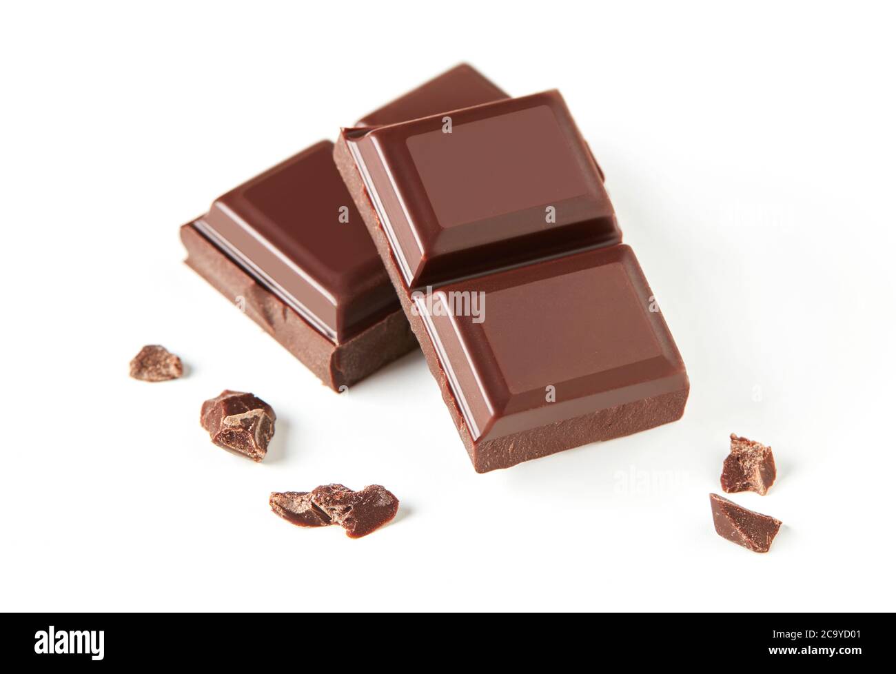 Brown chocolate bars Stock Photo - Alamy