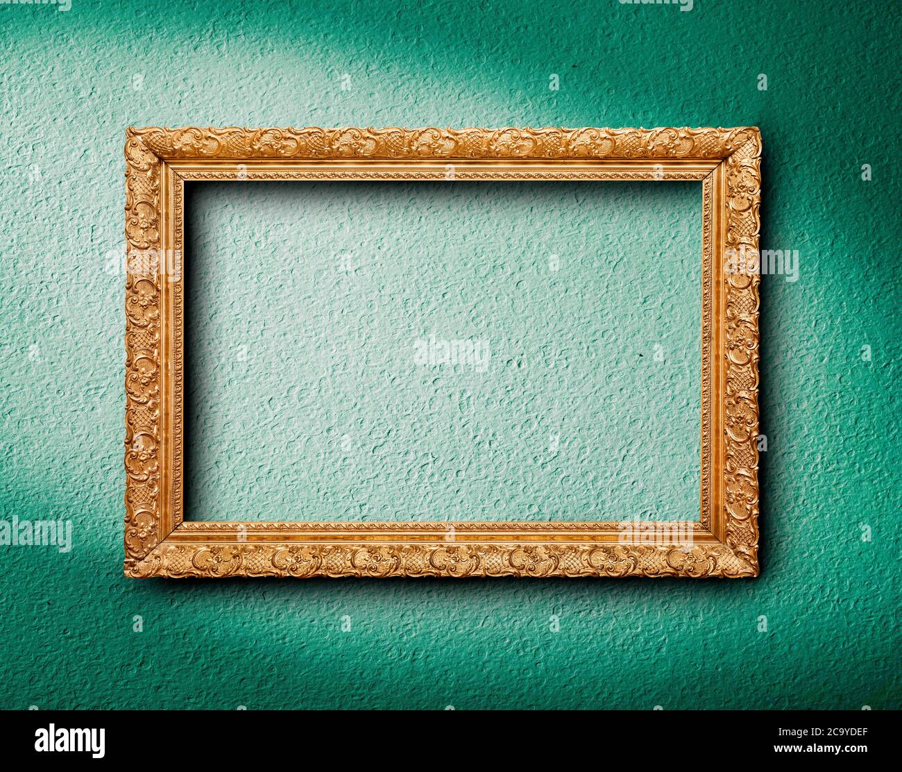 Picture frame on wall Stock Photo - Alamy