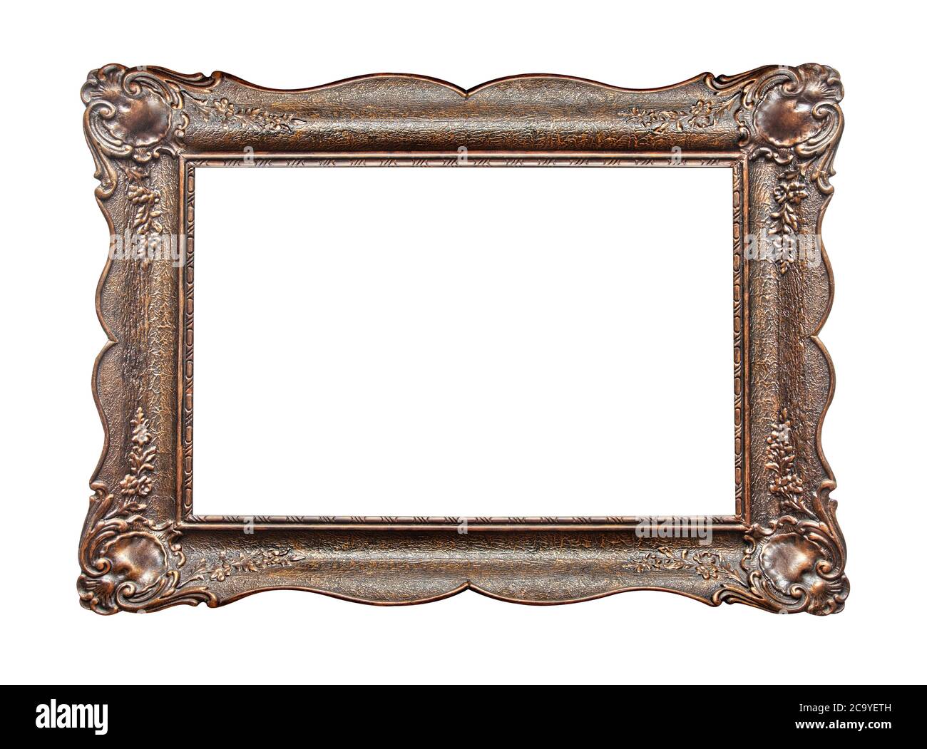 Vintage picture frame isolated Stock Photo - Alamy