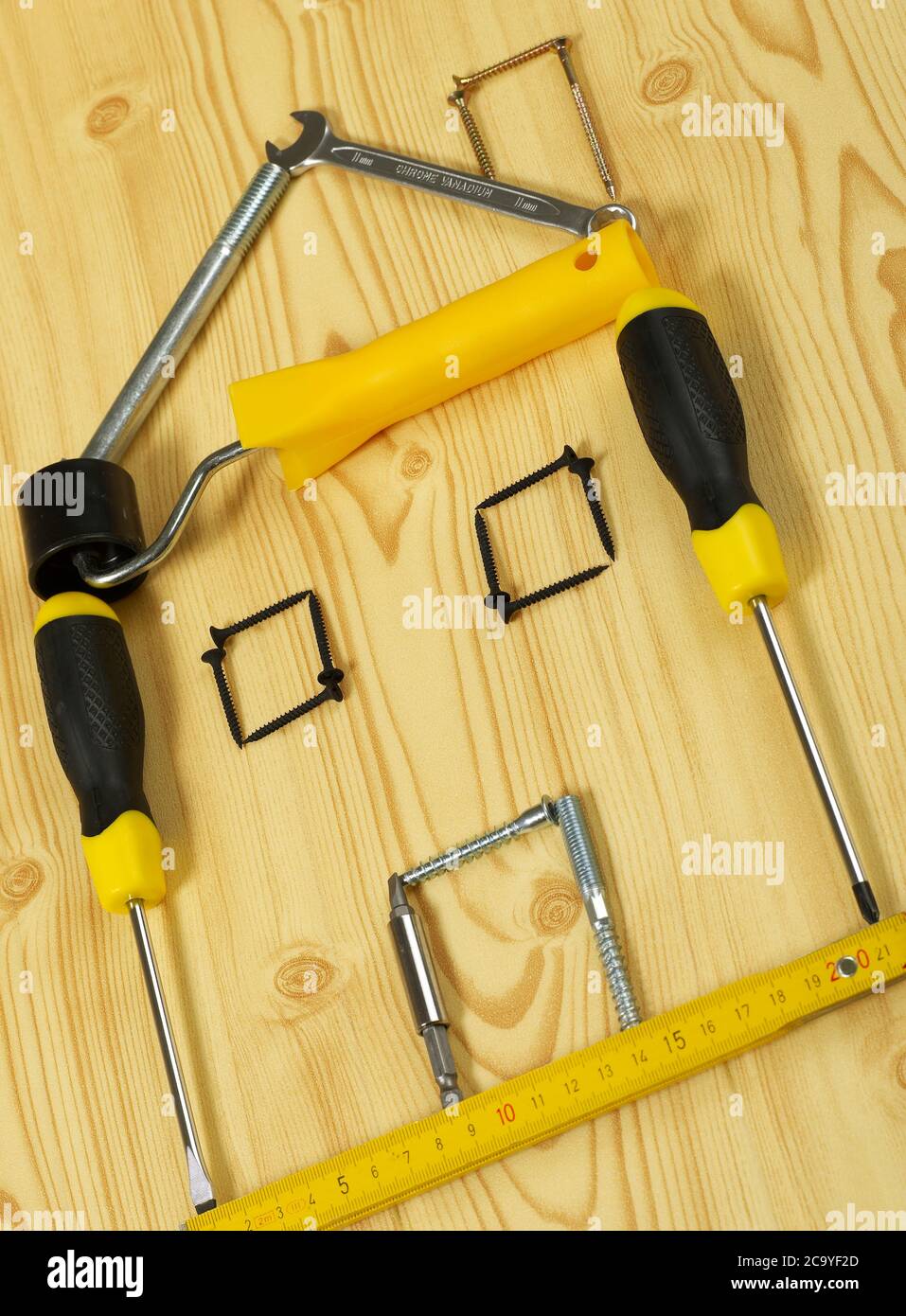 House made working tools hi-res stock photography and images - Alamy