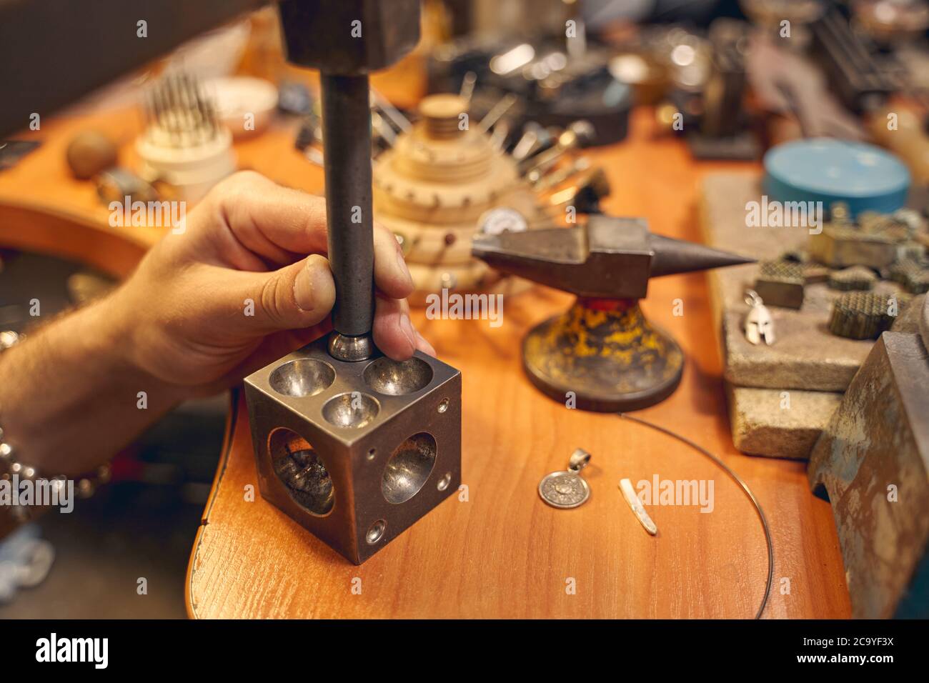 Punch metalwork hi-res stock photography and images - Alamy