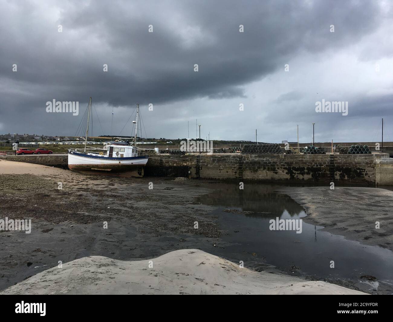 Harbour in Hopeman, Scotland, on 26 July 2020 Stock Photo - Alamy