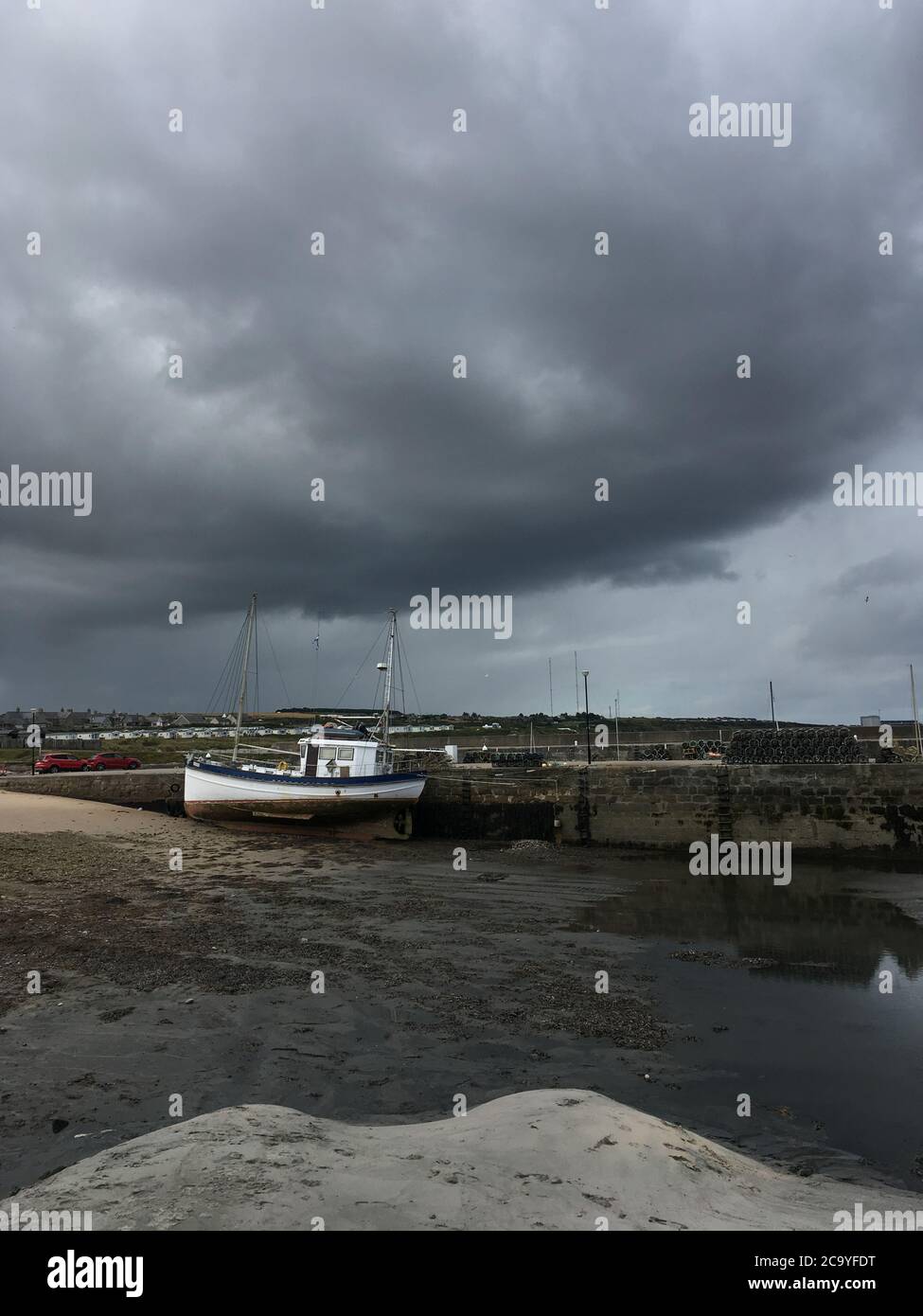Harbour in Hopeman, Scotland, on 26 July 2020 Stock Photo - Alamy