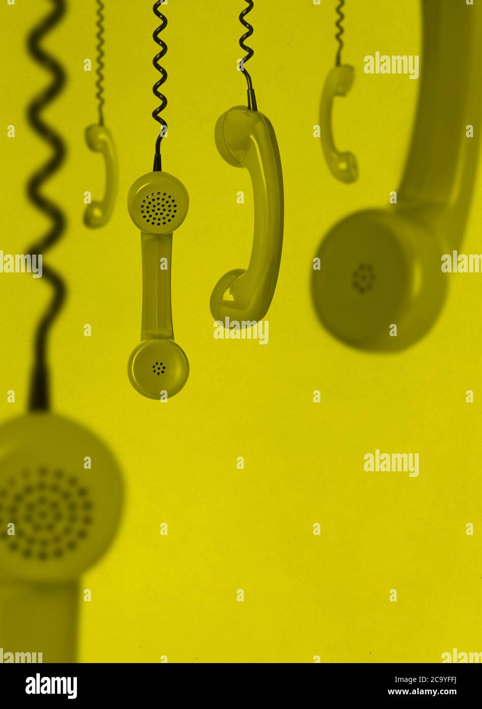Telephone receivers hi-res stock photography and images - Alamy