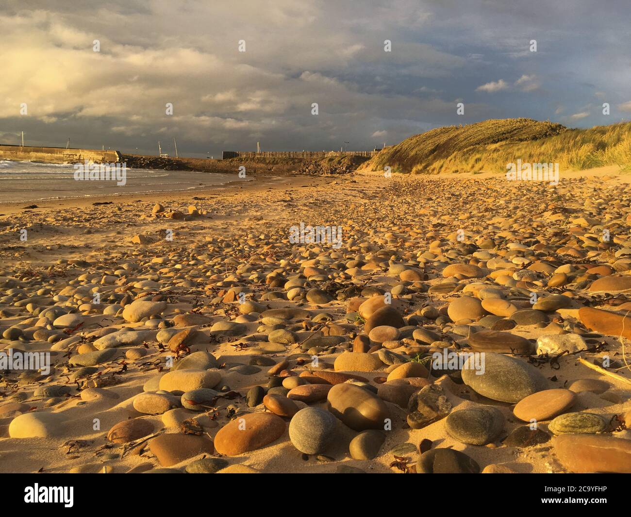 West Beach, in Hopeman, Scotland, on 28 July 2020 Stock Photo - Alamy
