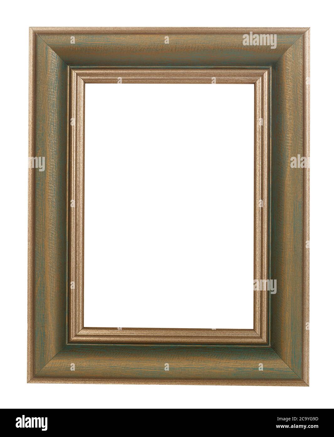Old frame isolated on white Stock Photo - Alamy