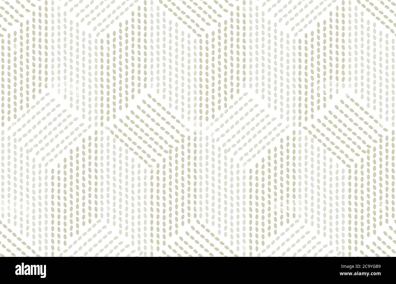 Wavy lines rice seeds tribal style seamless pattern for background ...