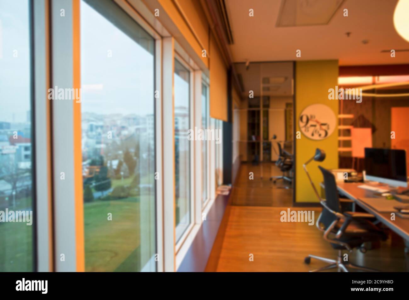 Blurred Office Background Stock Photo - Alamy