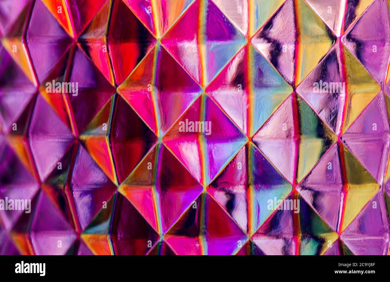 Unique close up diamond pattern shot of a plastic container Stock Photo ...