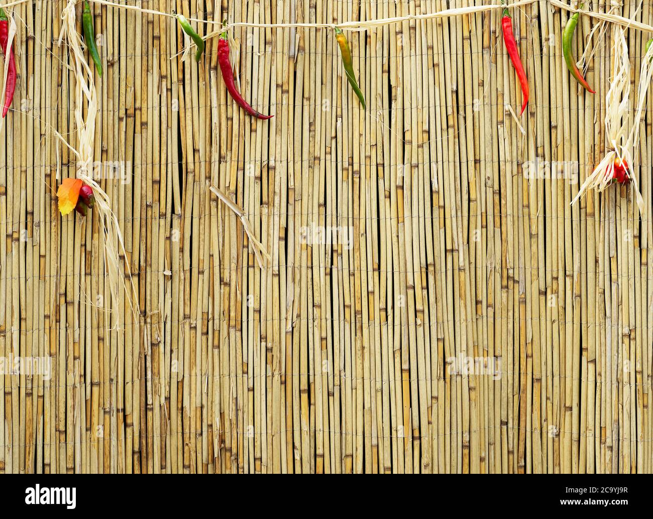 Rustic bamboo background Stock Photo - Alamy