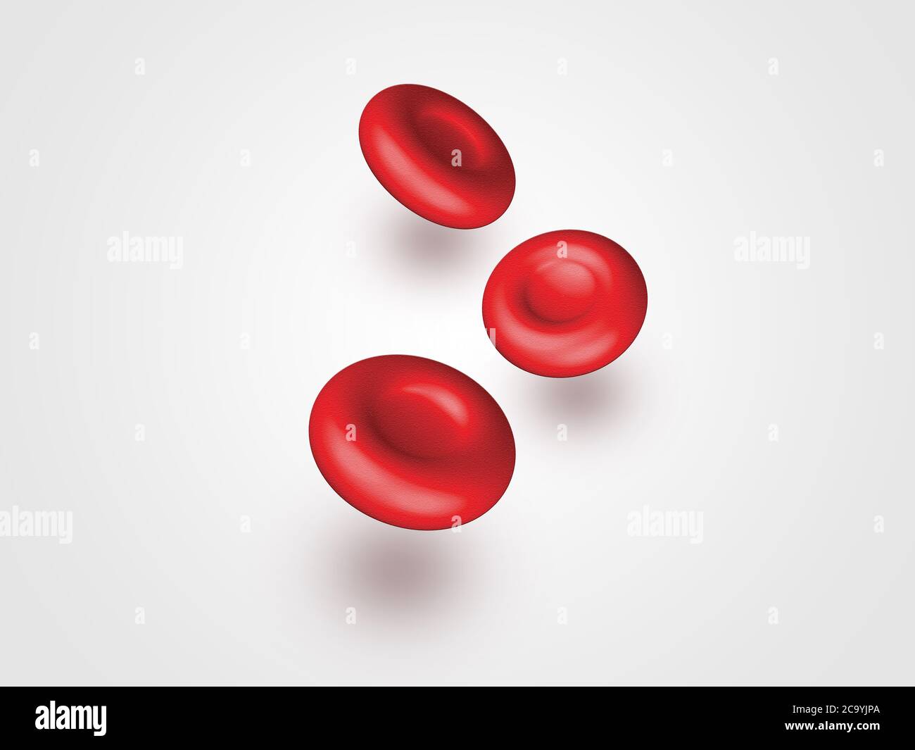 Red blood cells isolated Stock Photo - Alamy