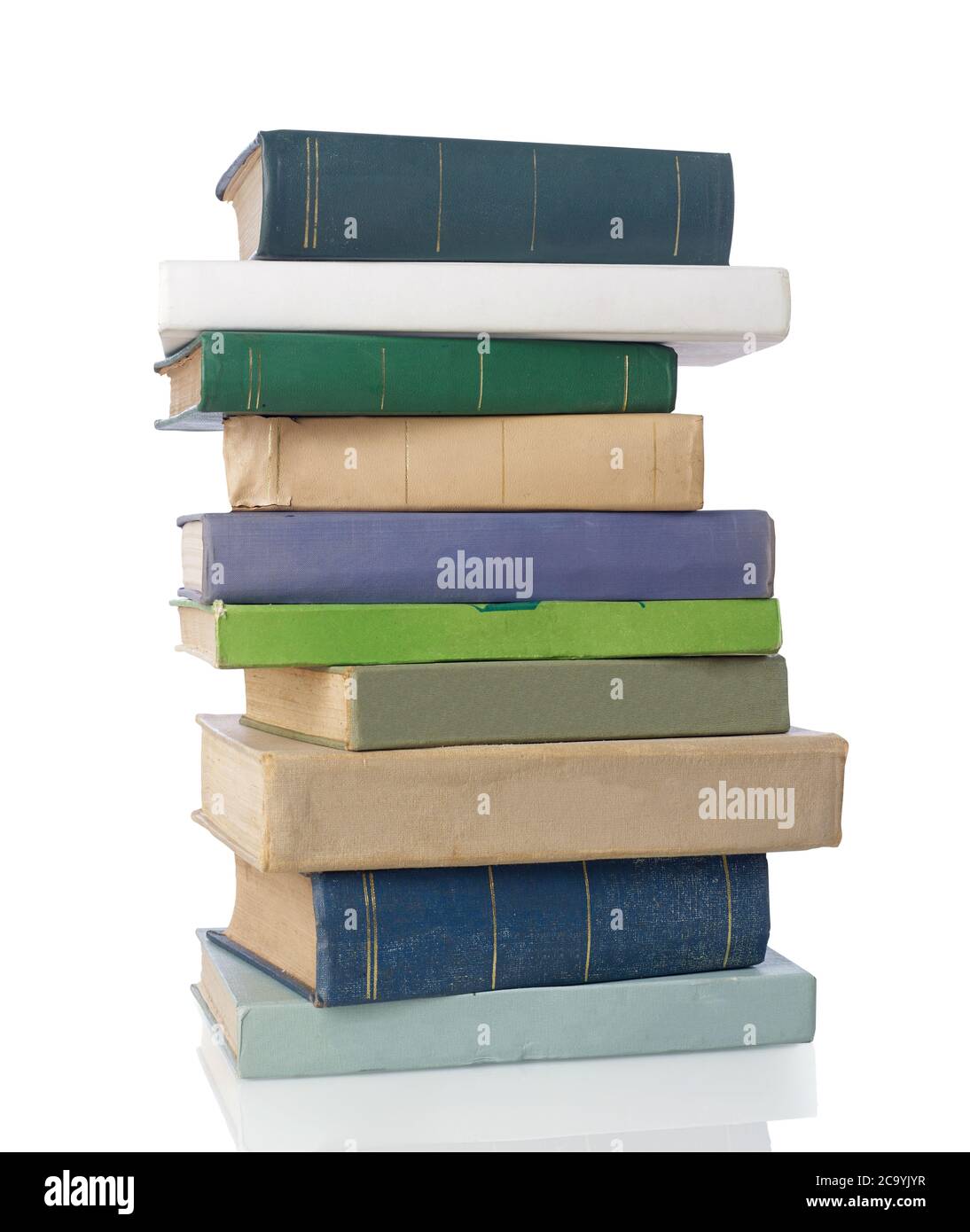 Old book spine cut out hi-res stock photography and images - Alamy