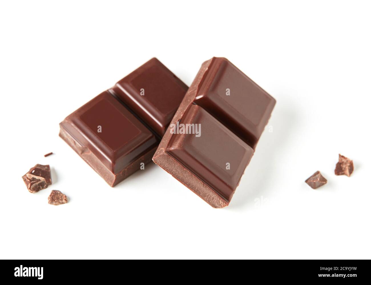 Brown chocolate bars Stock Photo - Alamy