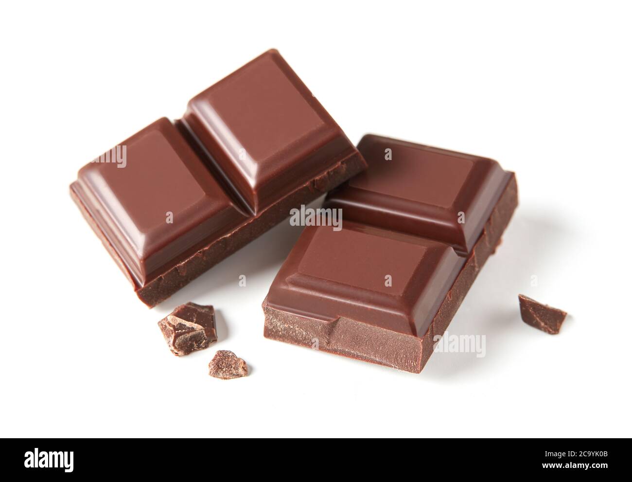 Brown chocolate bars Stock Photo - Alamy