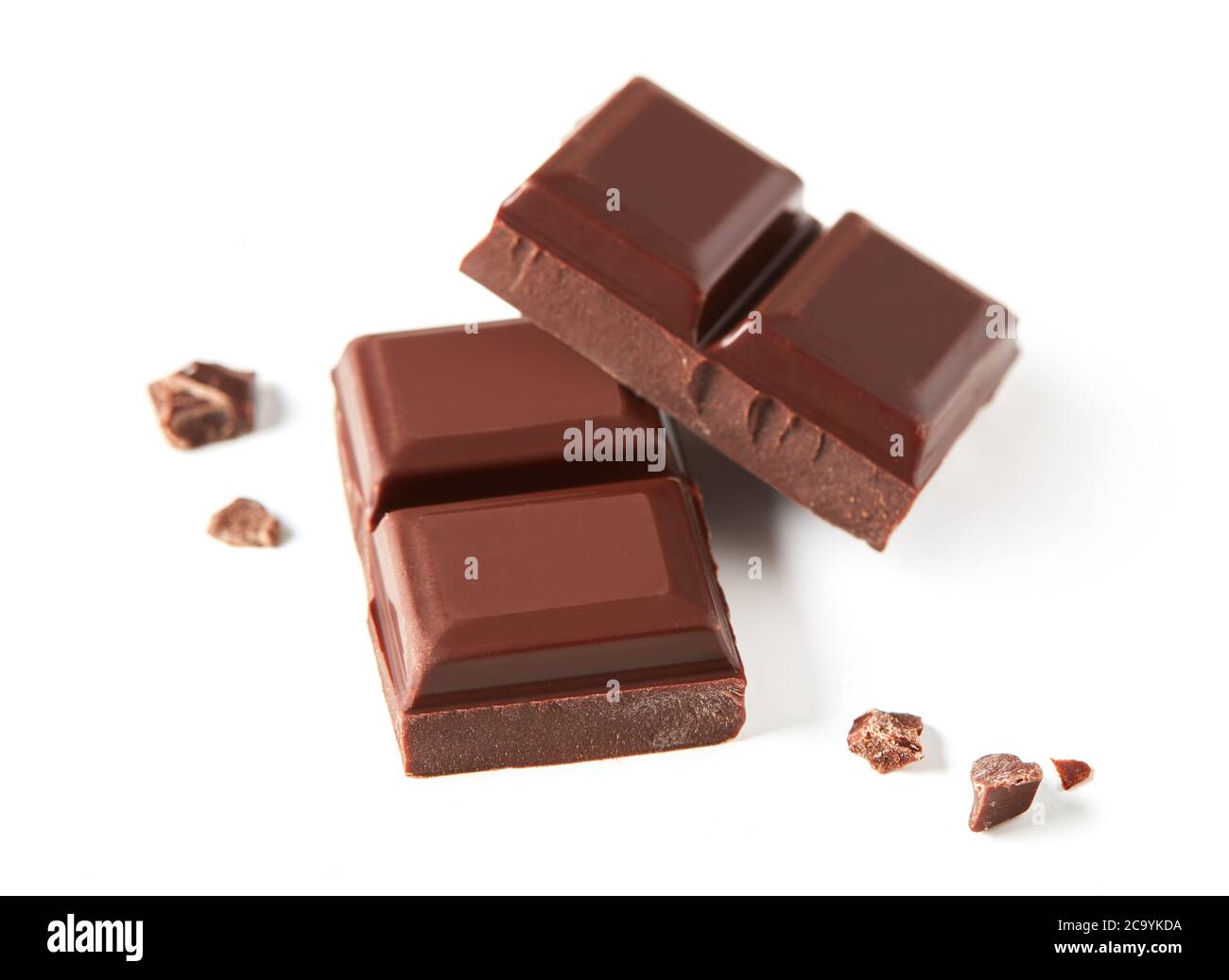 Brown chocolate bars Stock Photo - Alamy