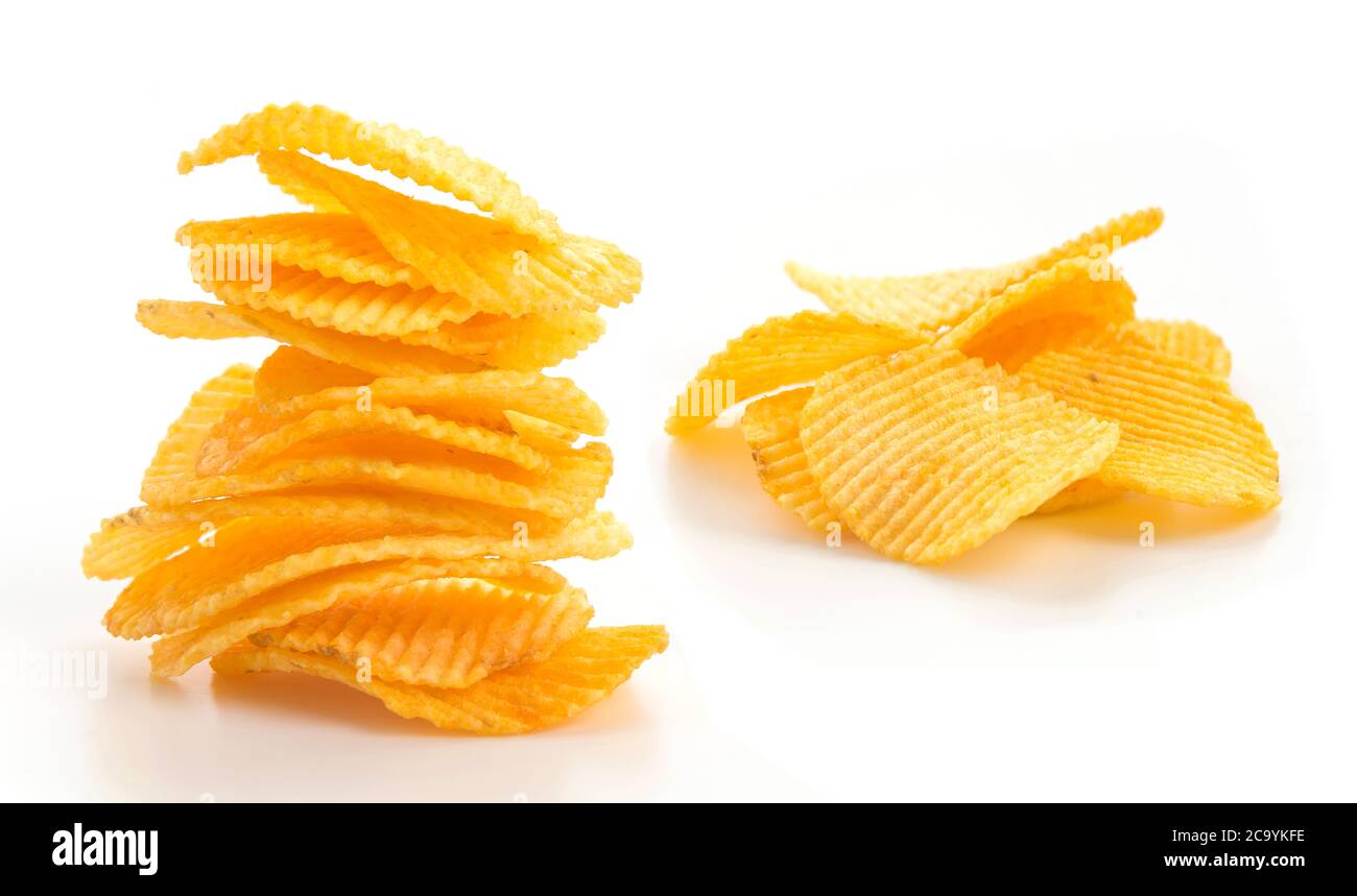 Potato chip texture Cut Out Stock Images & Pictures - Alamy