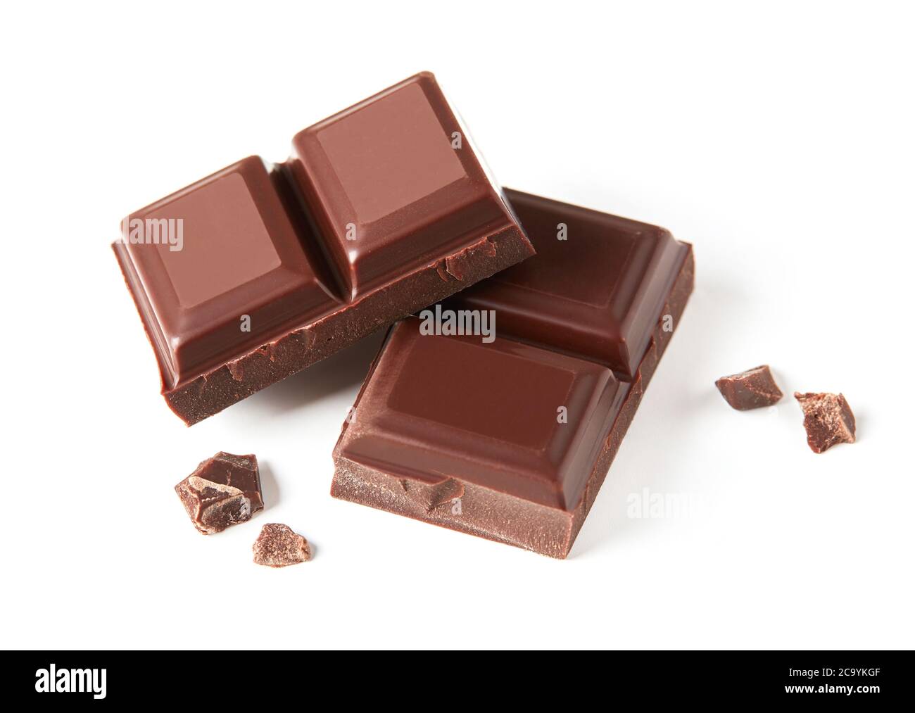 Brown chocolate bars Stock Photo - Alamy